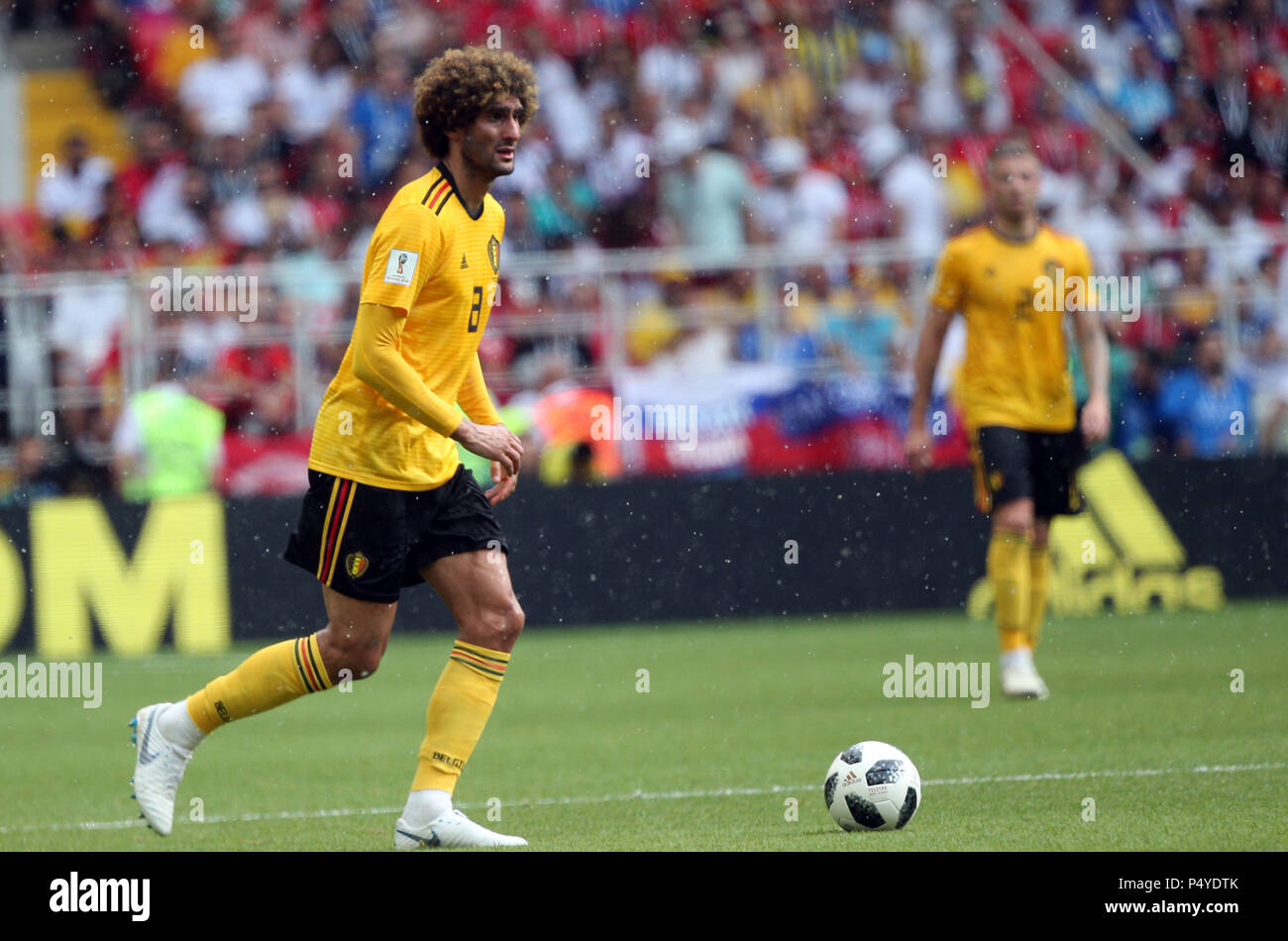 Belgium players marouane fellaini hi-res stock photography and images ...