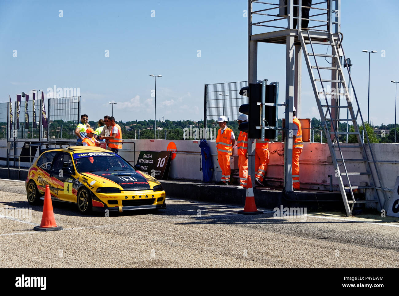 Jarama Circuit, Madrid, Spain - June 23, 2018: Fourth round of the RACE ...