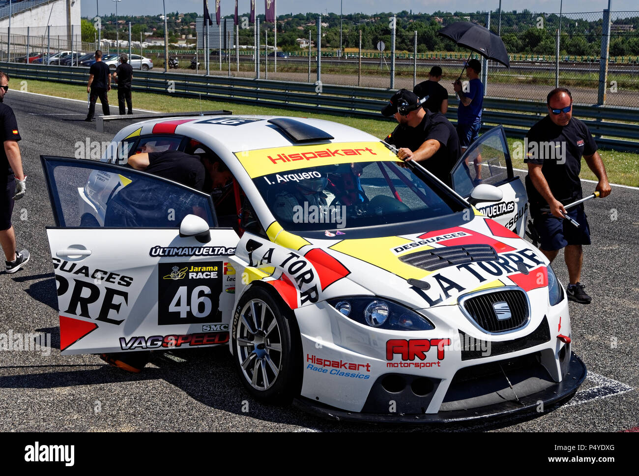 Jarama Circuit, Madrid, Spain - June 23, 2018: Fourth round of the RACE ...