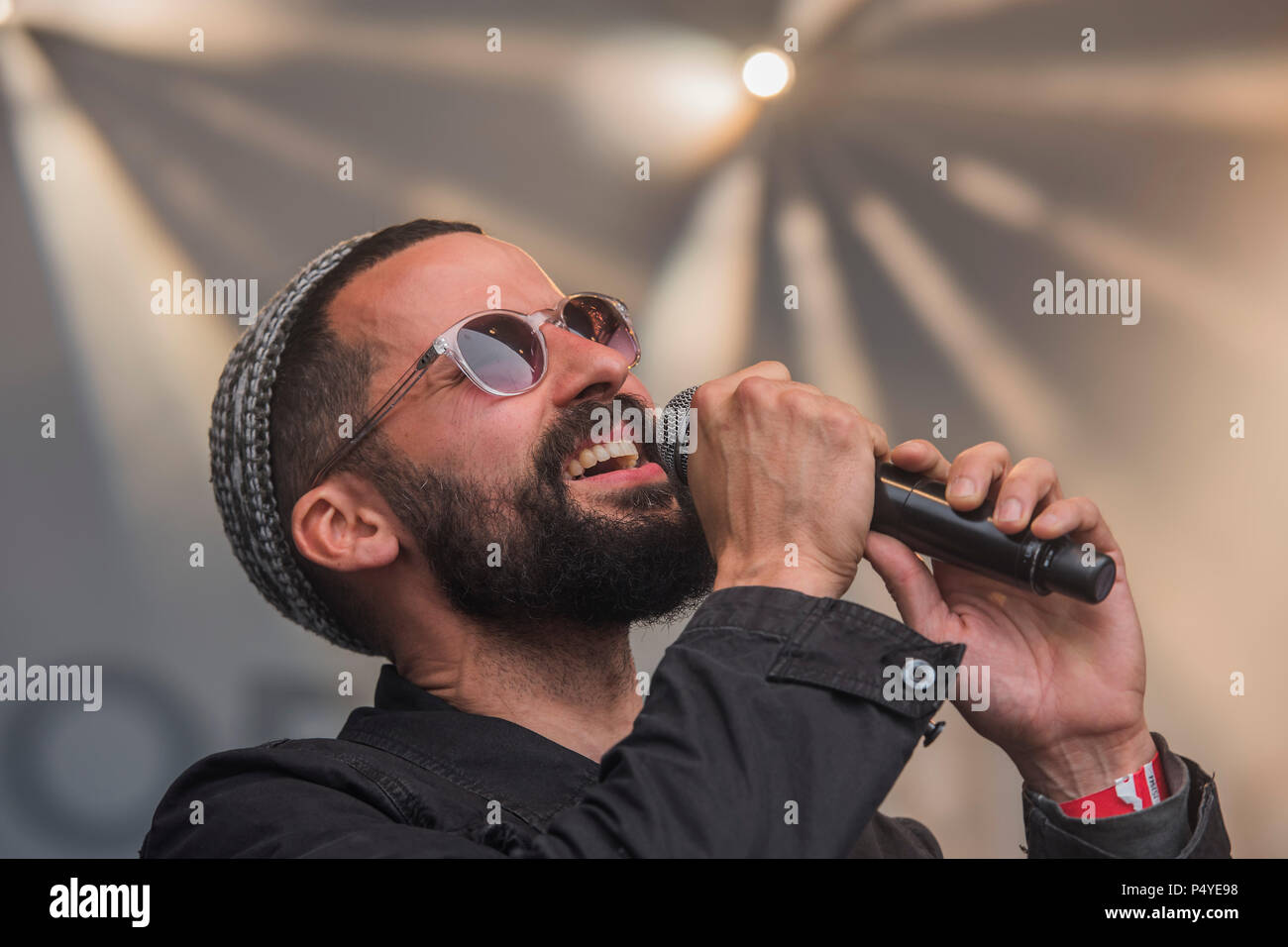 London, UK. 23rd June 2018. Isam B ex lead singer with Outlandish ...