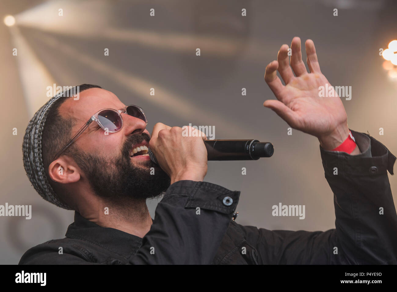 London, UK. 23rd June 2018. Isam B ex lead singer with Outlandish ...