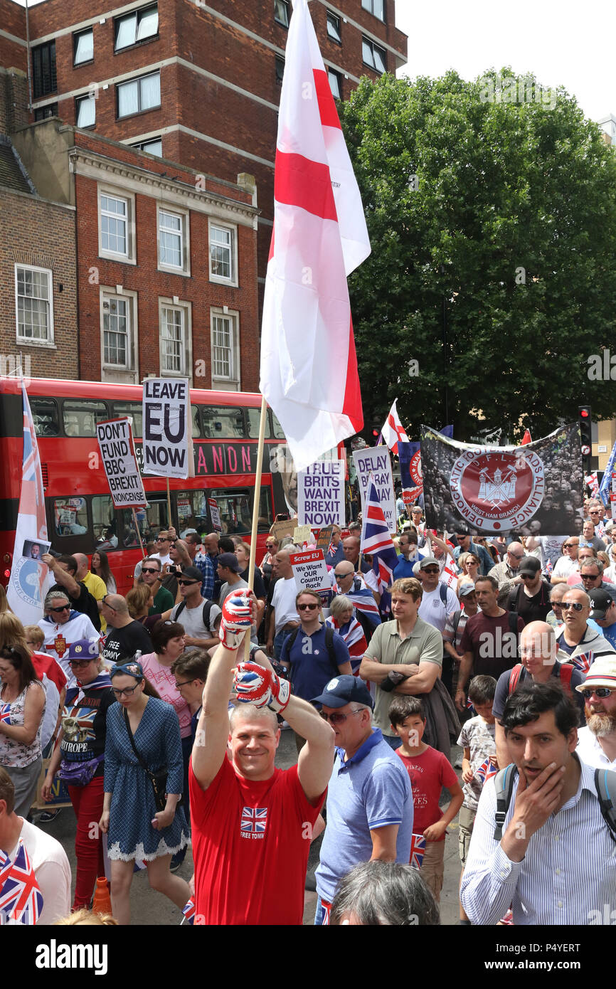 London, England. 23rd June 2018. To mark the second anniversary of the ...