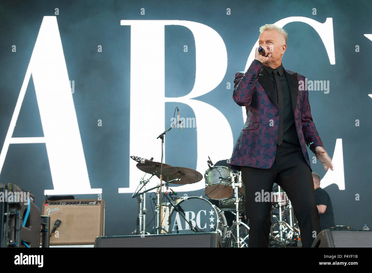 Scotland, UK. 23rd June 2018. ABC in concert at Lets Rock Scotland ...