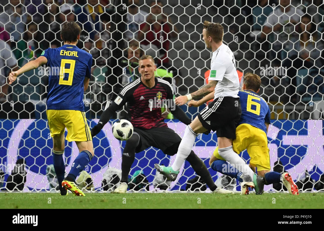 Fisch Stadium, Sochi, Russia. 23rd June, 2018. FIFA World Cup football ...
