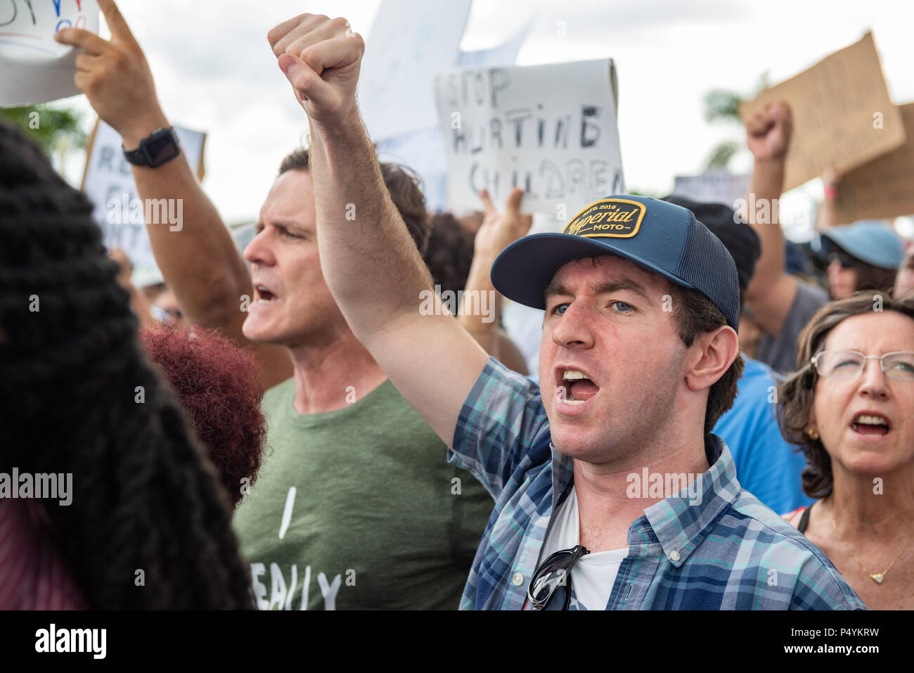 Protesting family separation policy hi-res stock photography and images ...