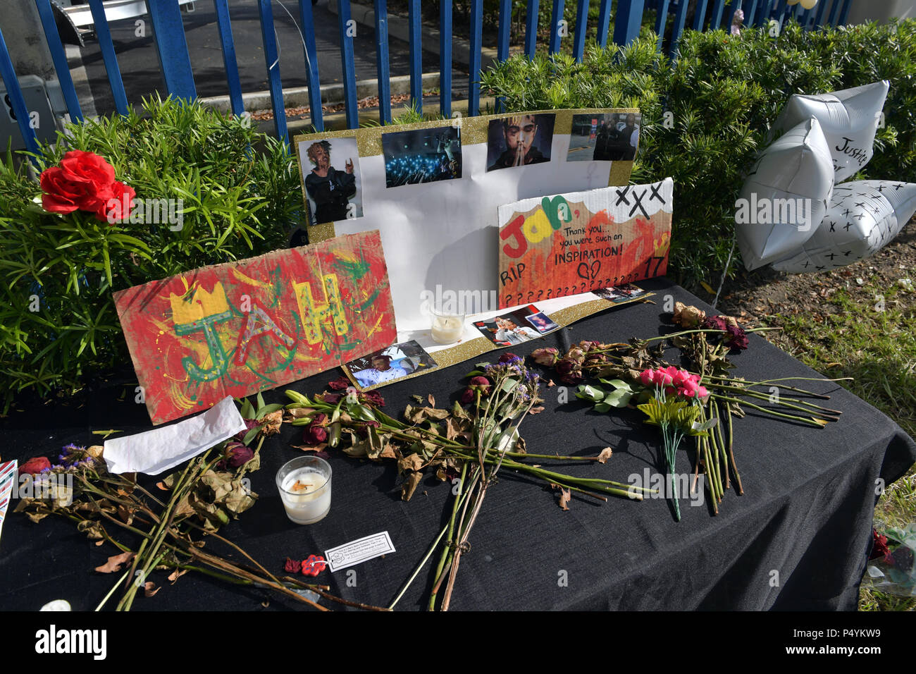 DEERFIELD BEACH, FL - JUNE 23:Hip-hop mourns rapper XXXTentacion after ...