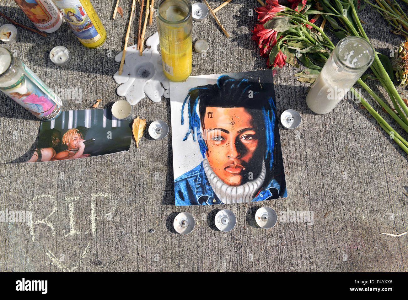 DEERFIELD BEACH, FL - JUNE 23:Hip-hop mourns rapper XXXTentacion after ...