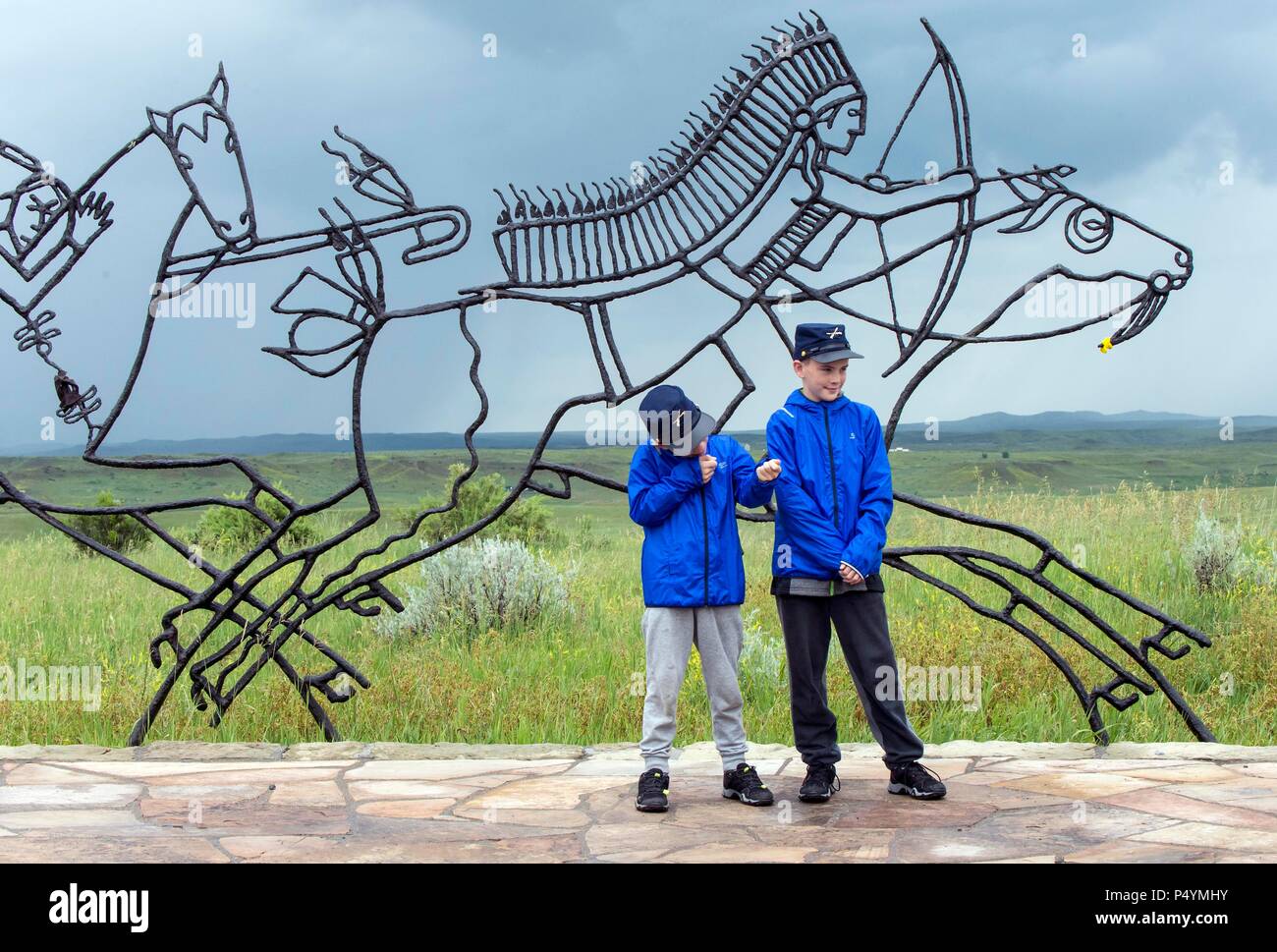 Indian tribes fighting hi-res stock photography and images - Alamy