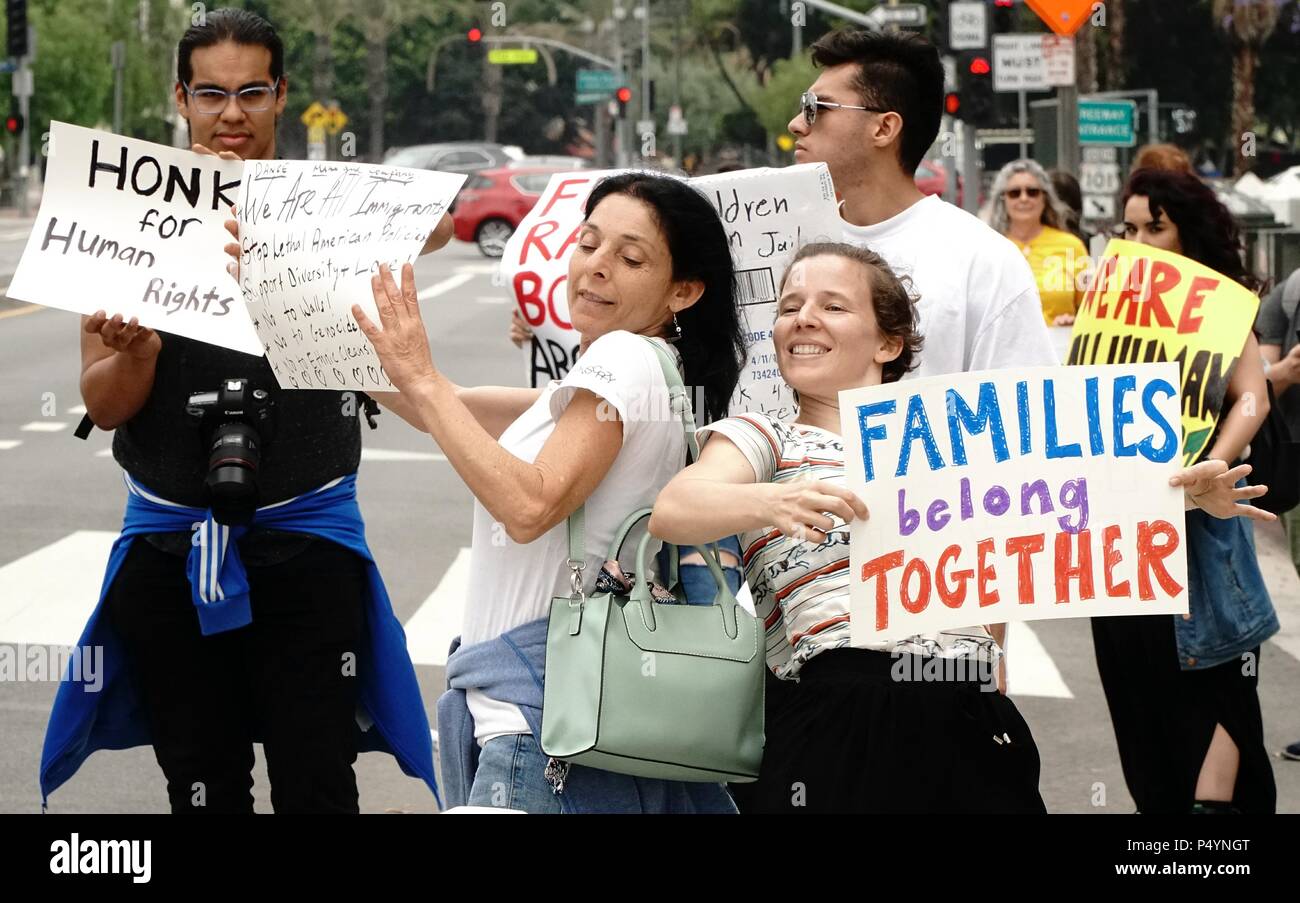 June 23, 2018, the Occupy ICE movement in Los Angeles saw protesters ...
