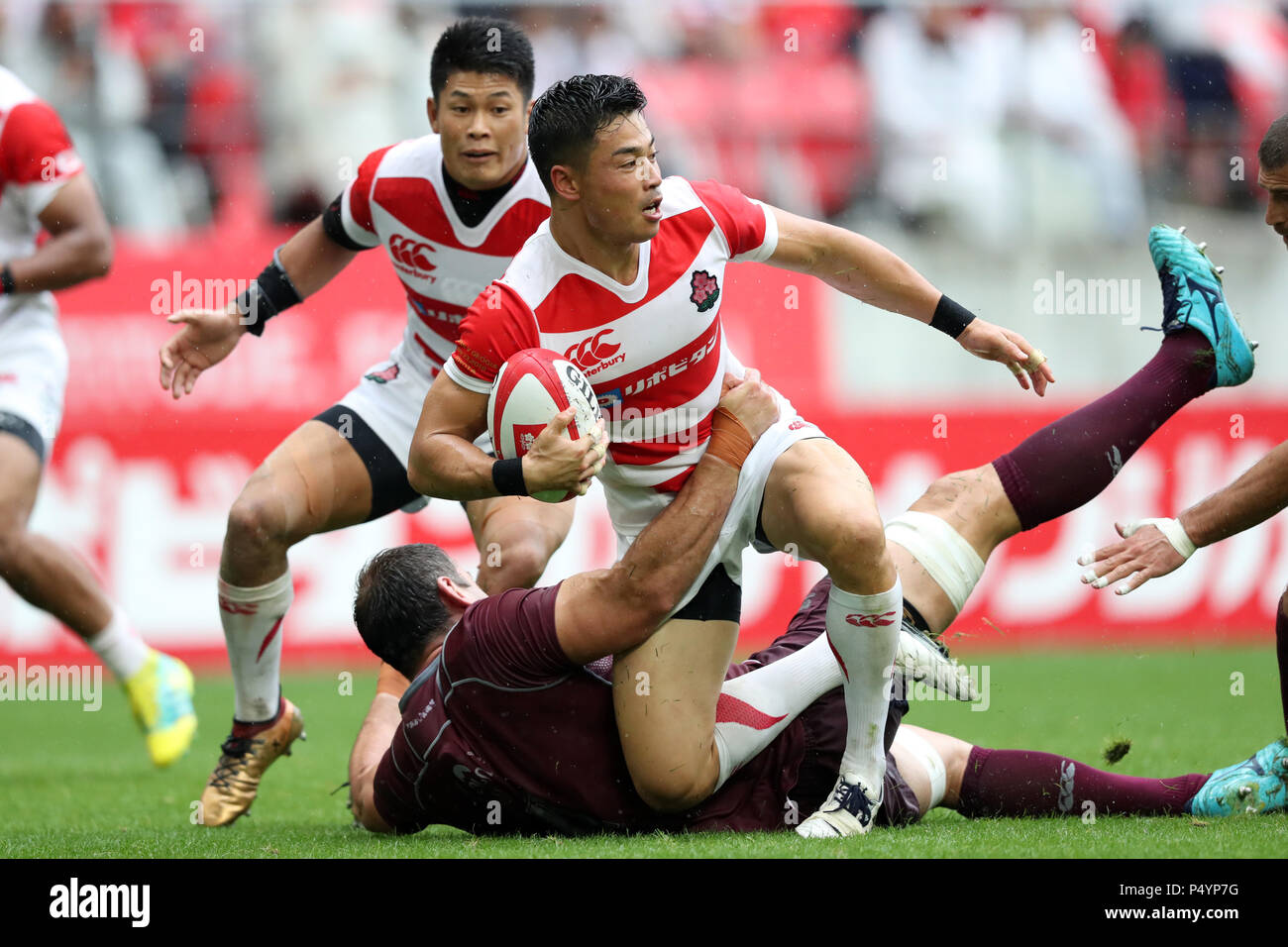 Aichi, Japan. 23rd June, 2018. Akihito Yamada (JPN) Rugby : Rugby test ...