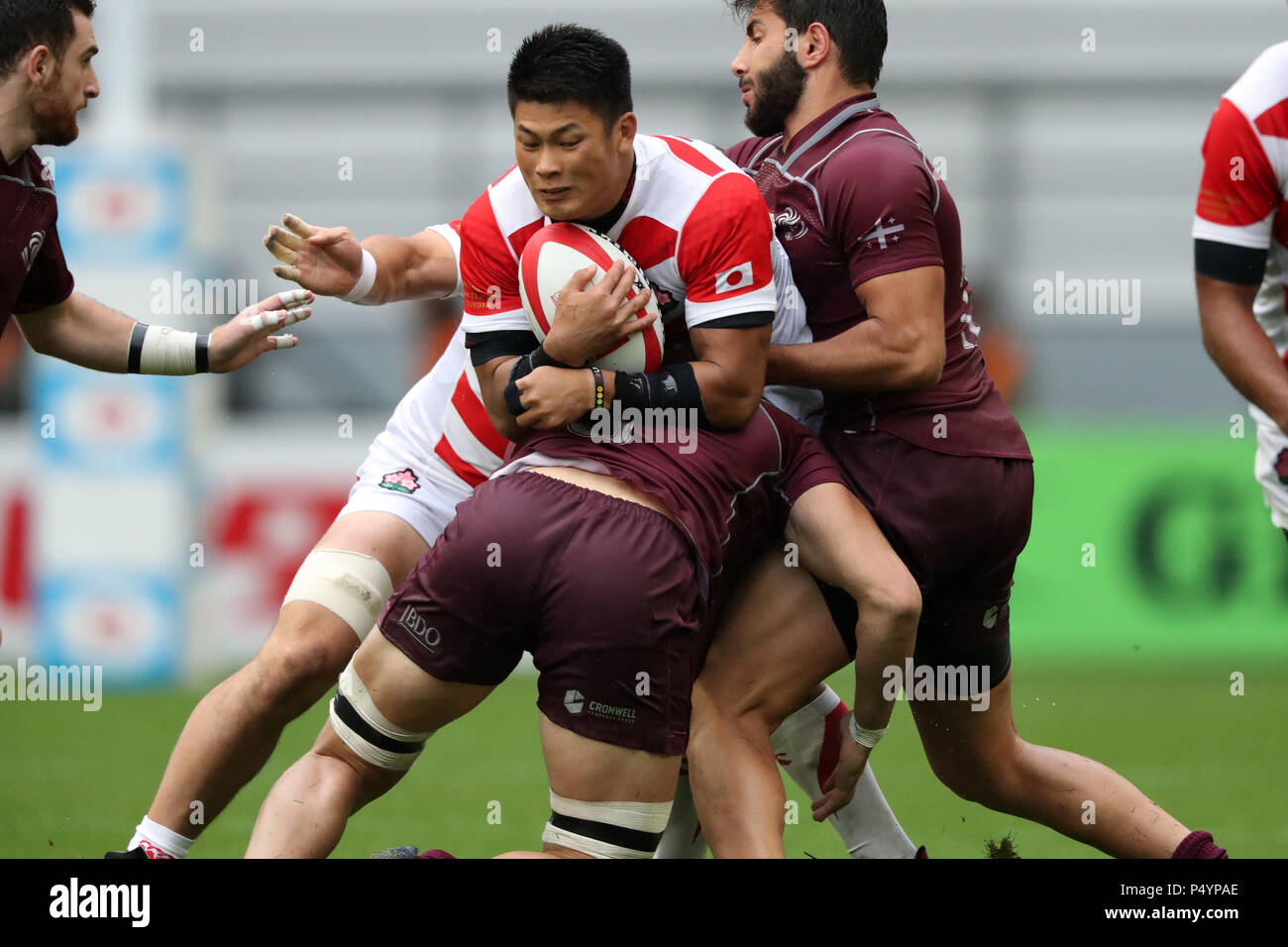 Aichi, Japan. 23rd June, 2018. Ryuji Noguchi (JPN) Rugby : Rugby test ...