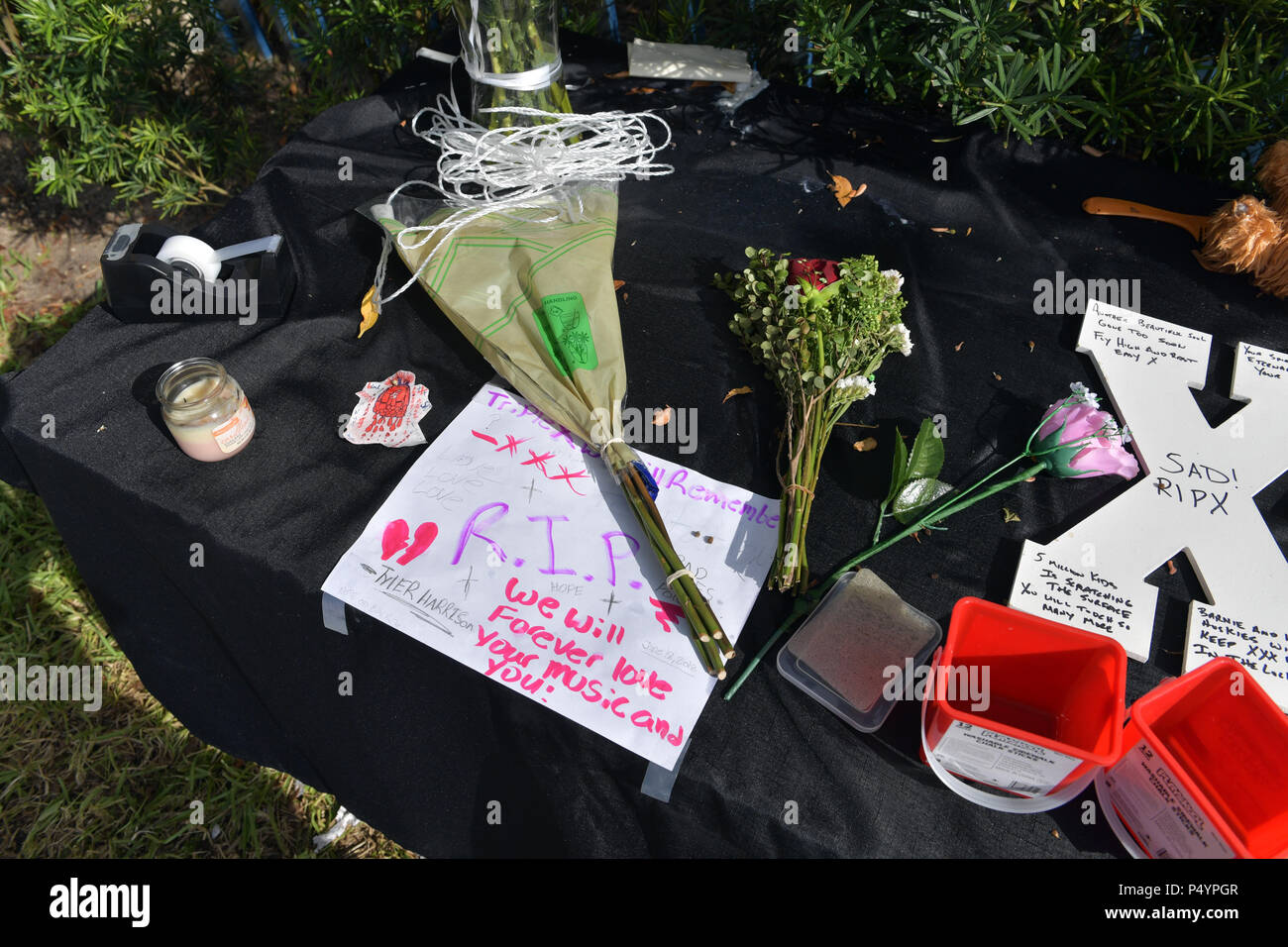 Deerfield Beach, FL, USA. 23rd June, 2018. Hip-hop mourns rapper ...