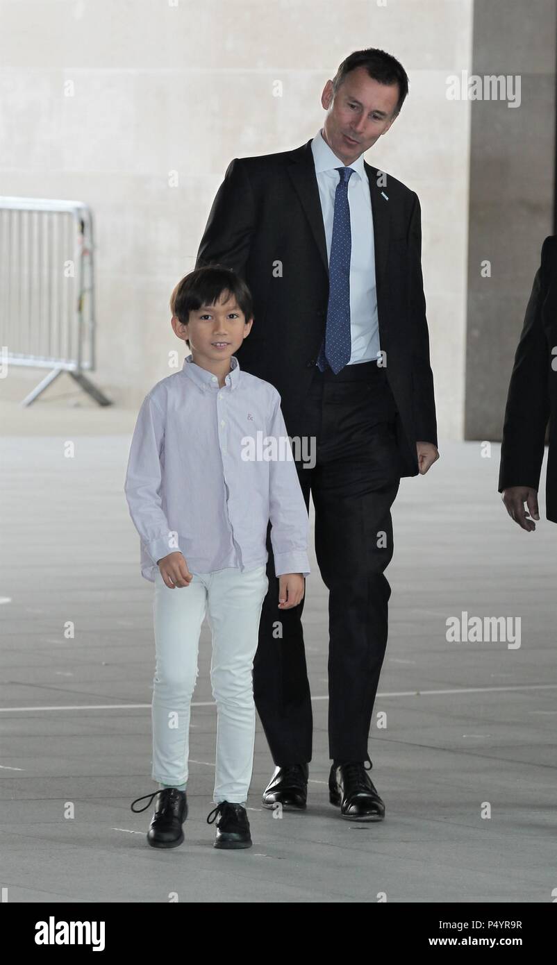 London, UK, June 24th 2018.Jeremy Hunt Secretary of State for Health ...