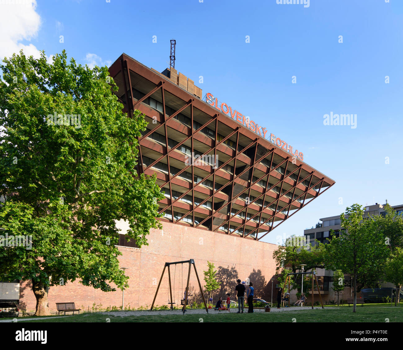 Slovak radio building bratislava hi-res stock photography and images ...