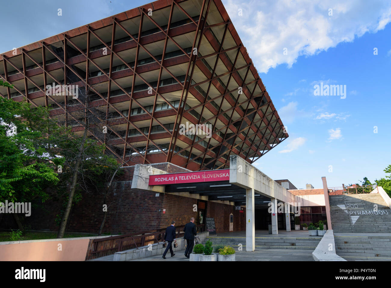 Slovak radio headquarters building in slovakia hi-res stock photography ...