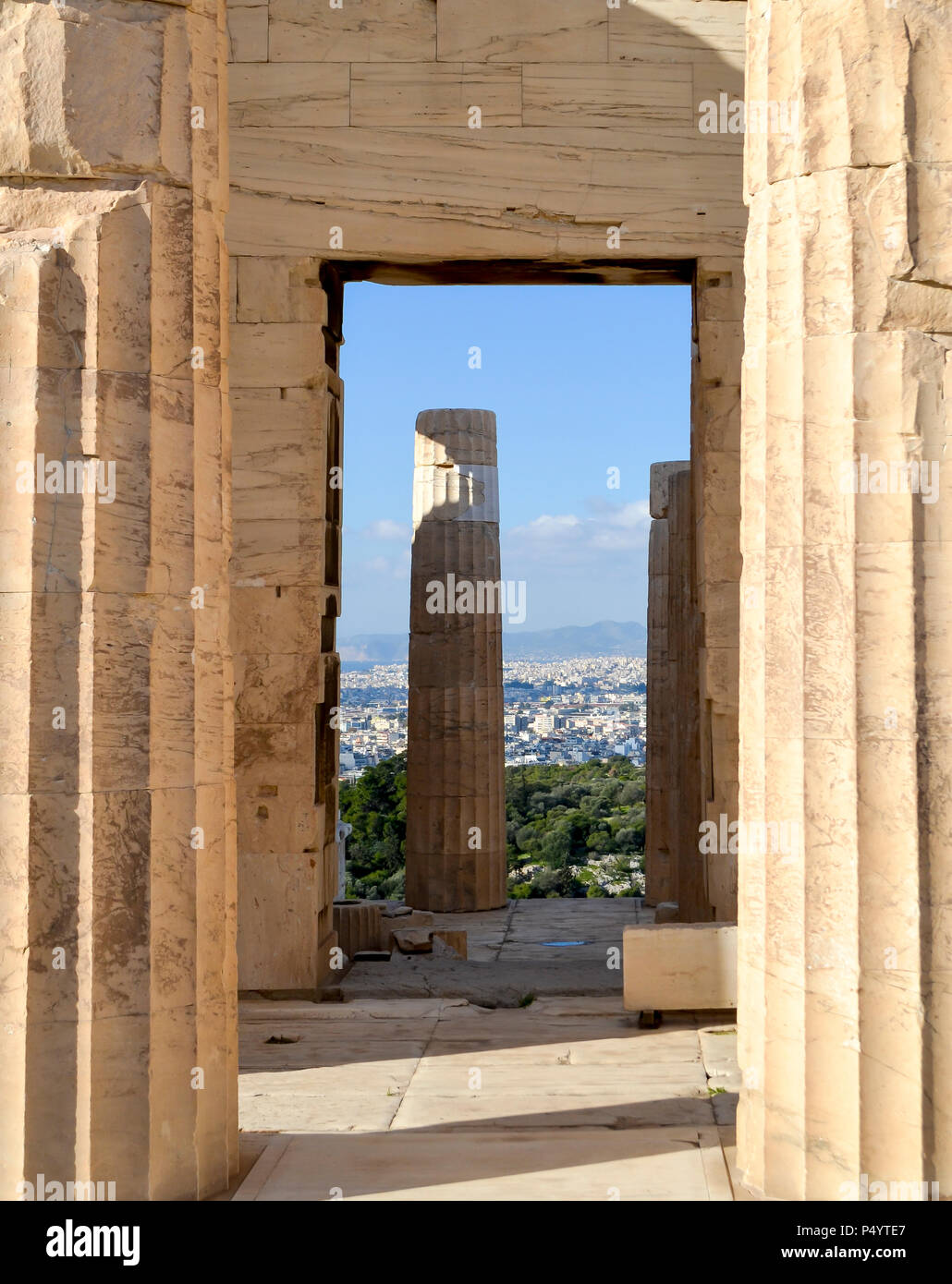 Propylaea monumental gate hi-res stock photography and images - Alamy