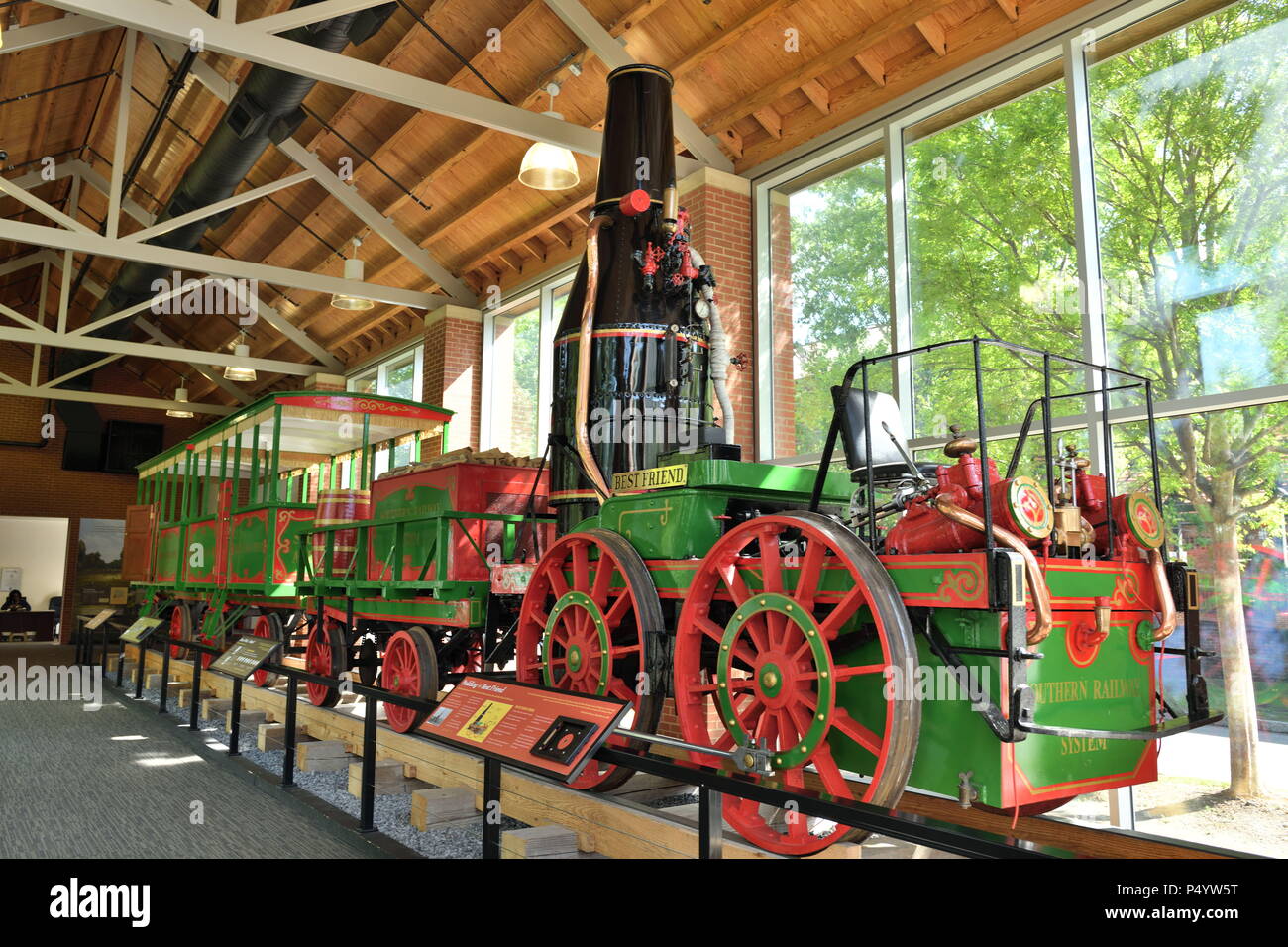 1842 "Best Friend of Charleston" first American Made Steam Engine Train ...