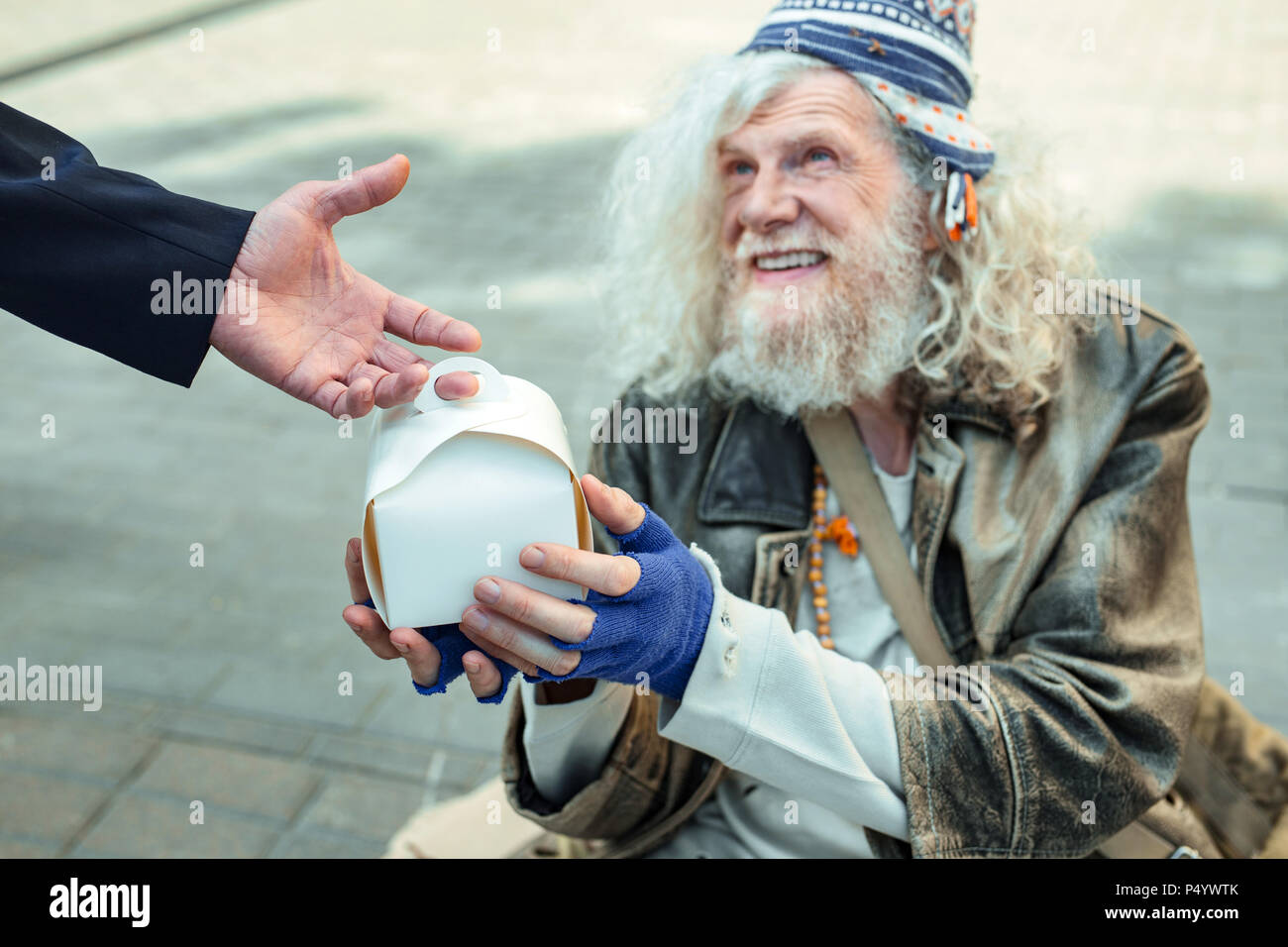 Hippy old man hi-res stock photography and images - Alamy