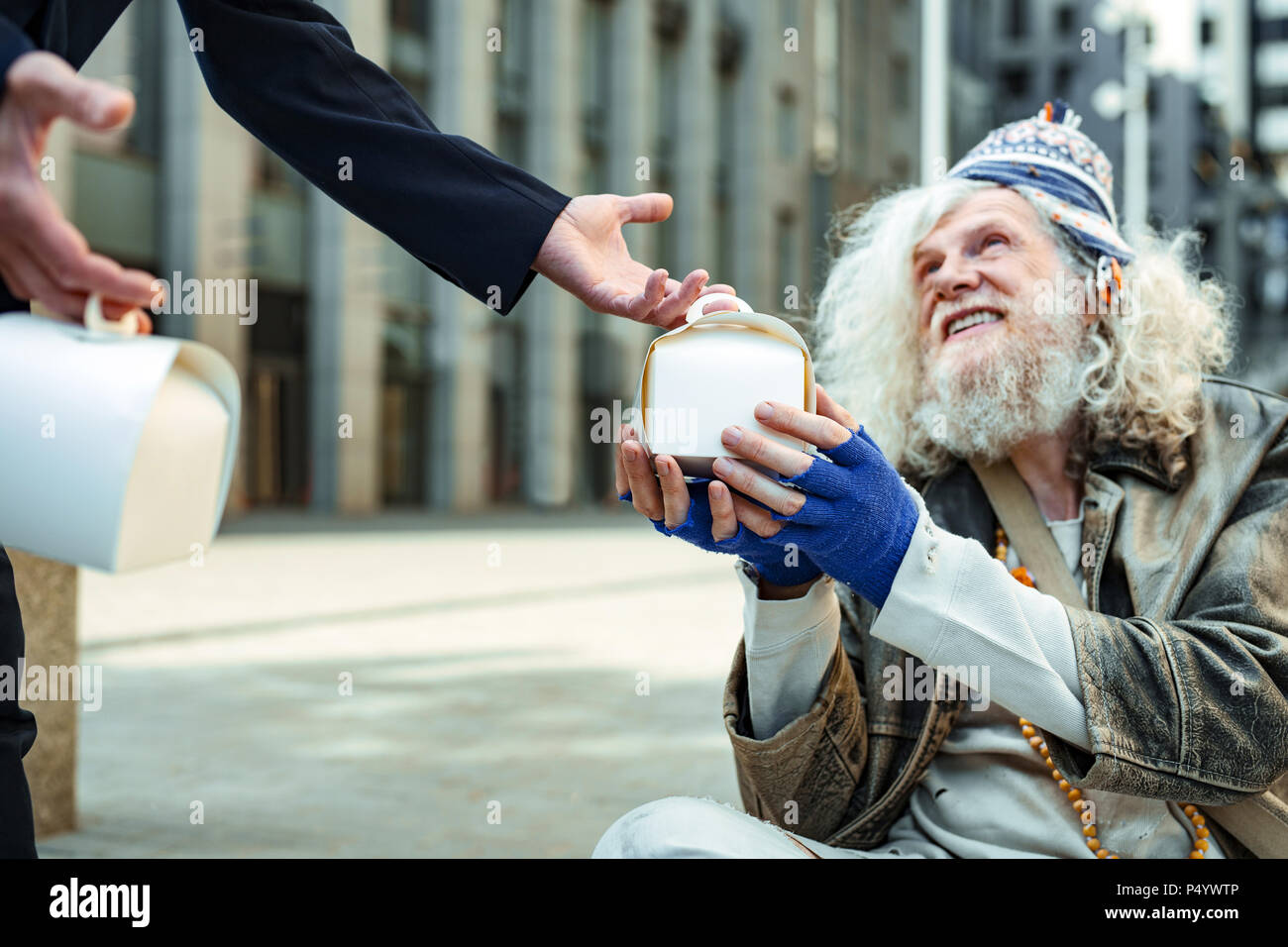 Homeless charity box hi-res stock photography and images - Alamy