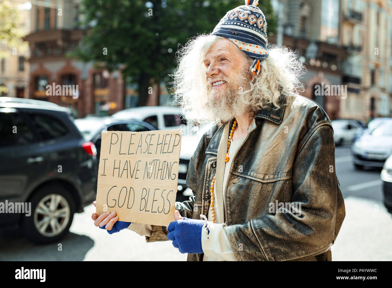Man begging for help hi-res stock photography and images - Alamy
