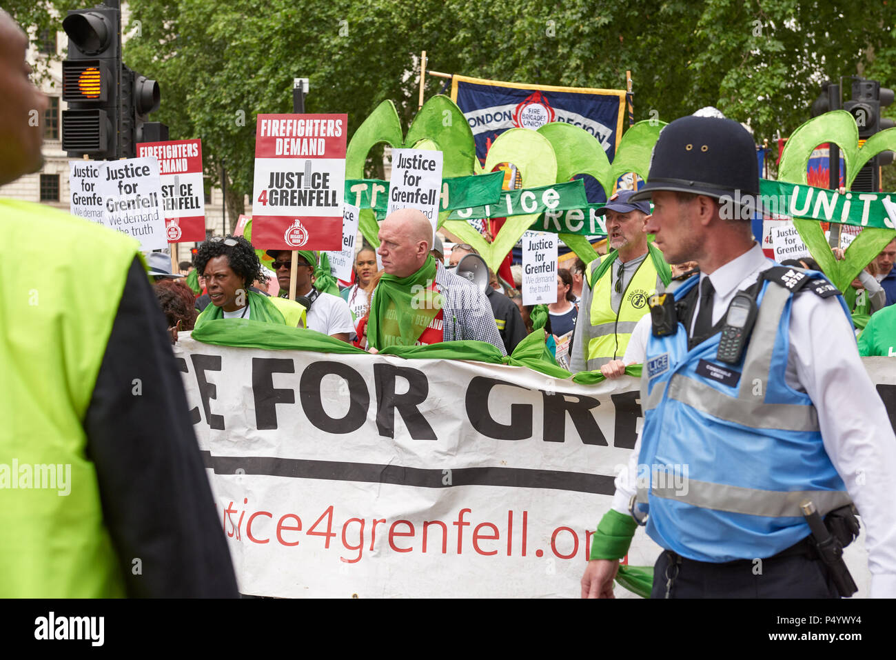 Justice for grenfell protest hi-res stock photography and images - Alamy