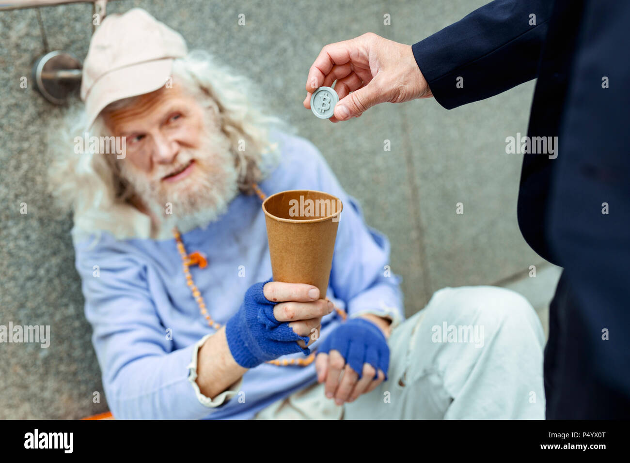 Homeless social worker hi-res stock photography and images - Alamy