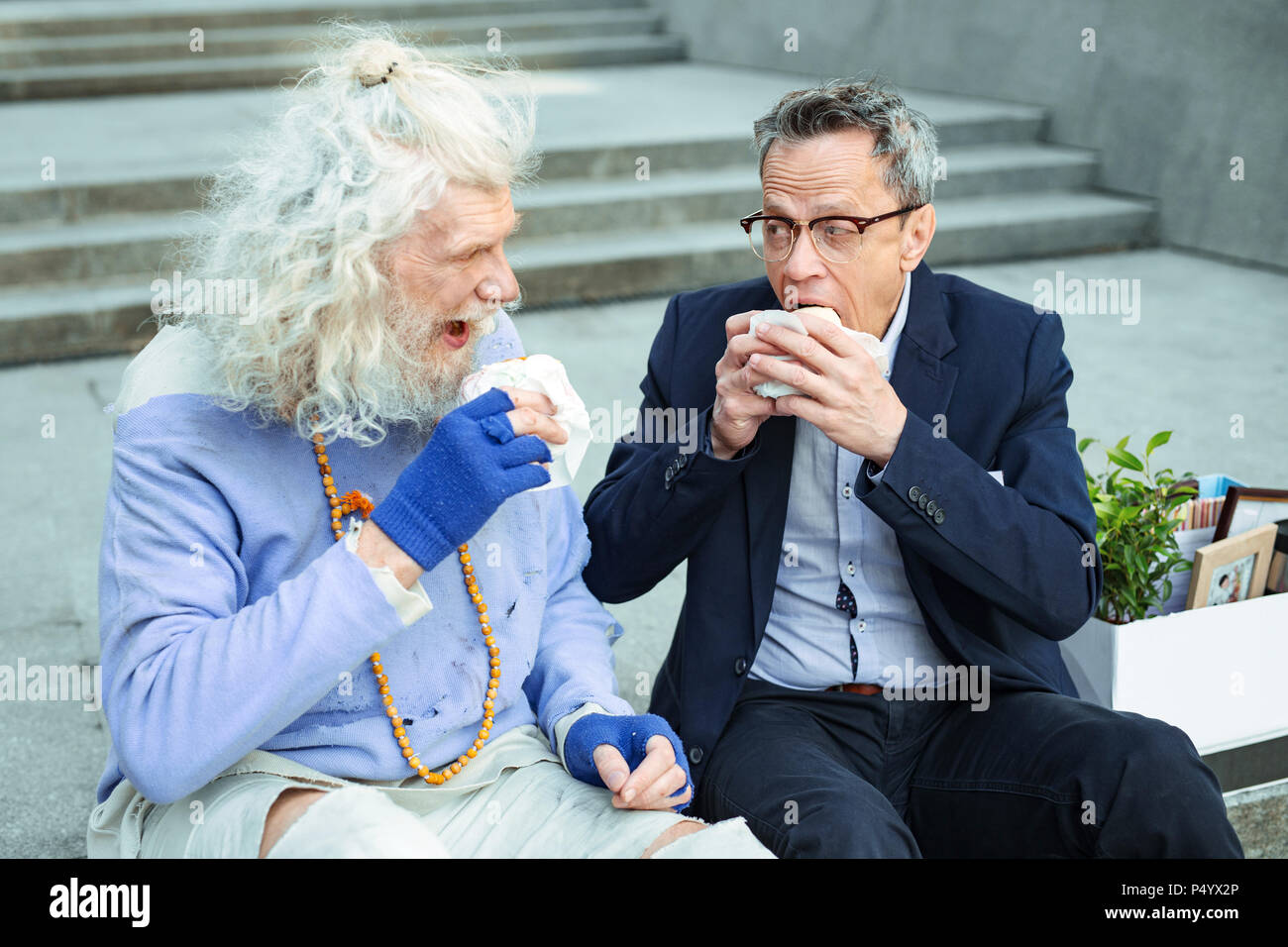 Office worker sandwich hi-res stock photography and images - Alamy