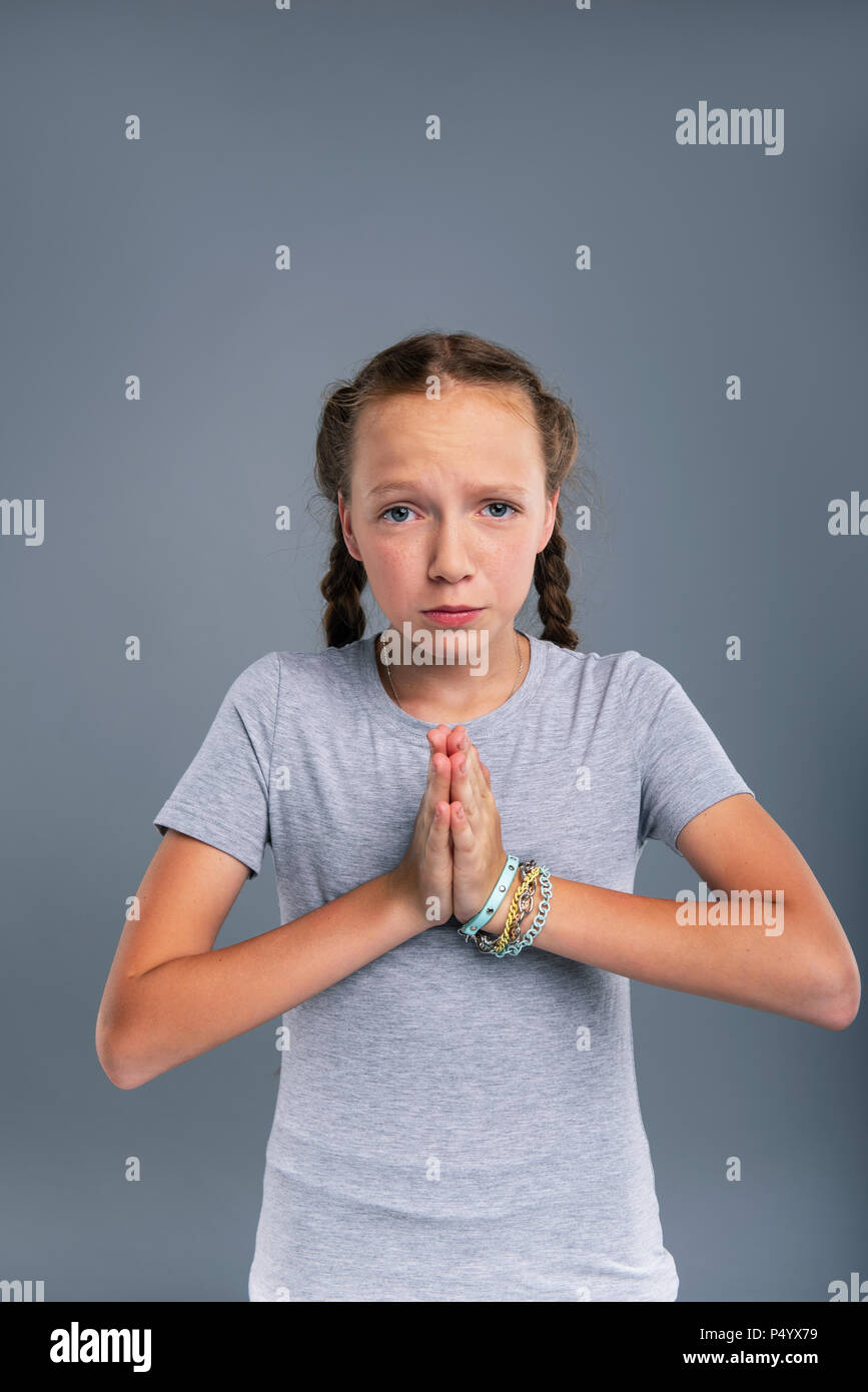 Pleading innocent hi-res stock photography and images - Alamy