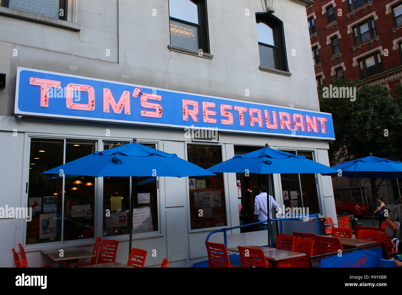 NEW YORK, NY - JUNE 15: Tom's Restaurant, which exterior was routinely ...