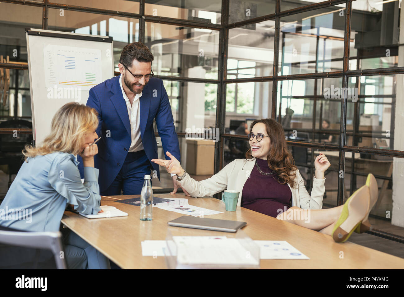 Ambitious business team having hi-res stock photography and images - Alamy