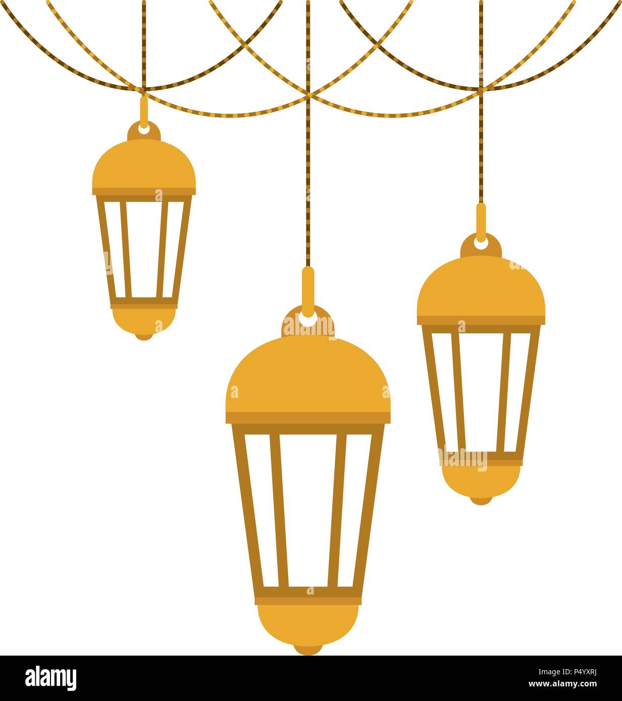 traditional arabic lanterns hanging Stock Vector Image & Art - Alamy