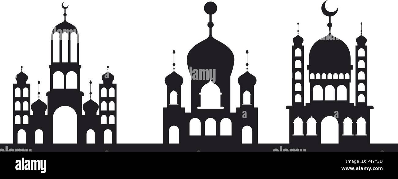 arabic castles buildings cityscape Stock Vector Image & Art - Alamy