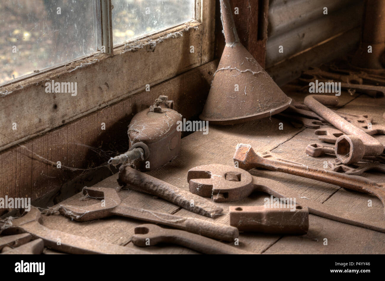 Antique iron tools hi-res stock photography and images - Alamy