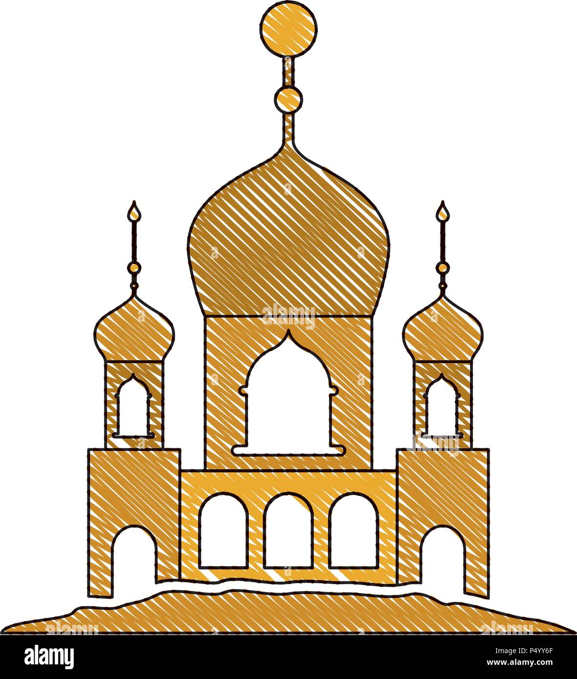 arabic castle building facade Stock Vector Image & Art - Alamy