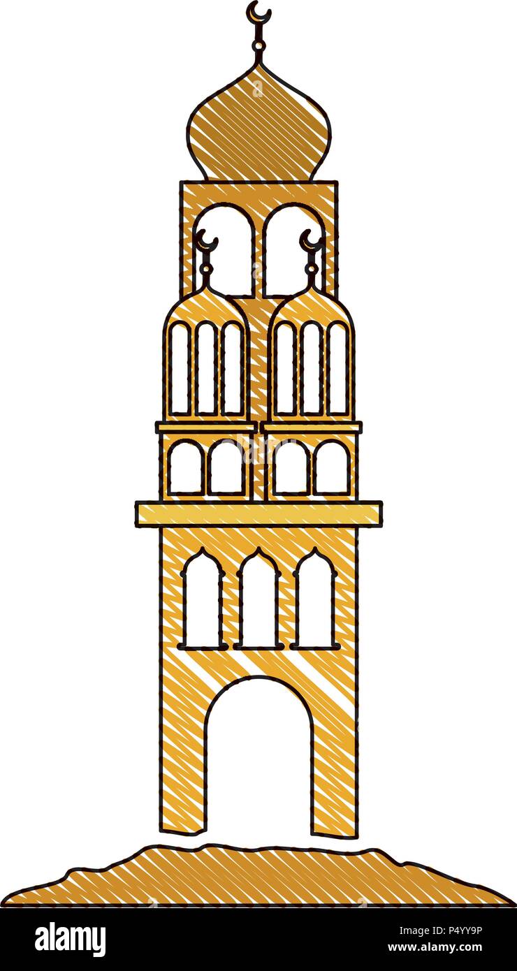 Islamic tourism castle history historic monument Stock Vector Images ...