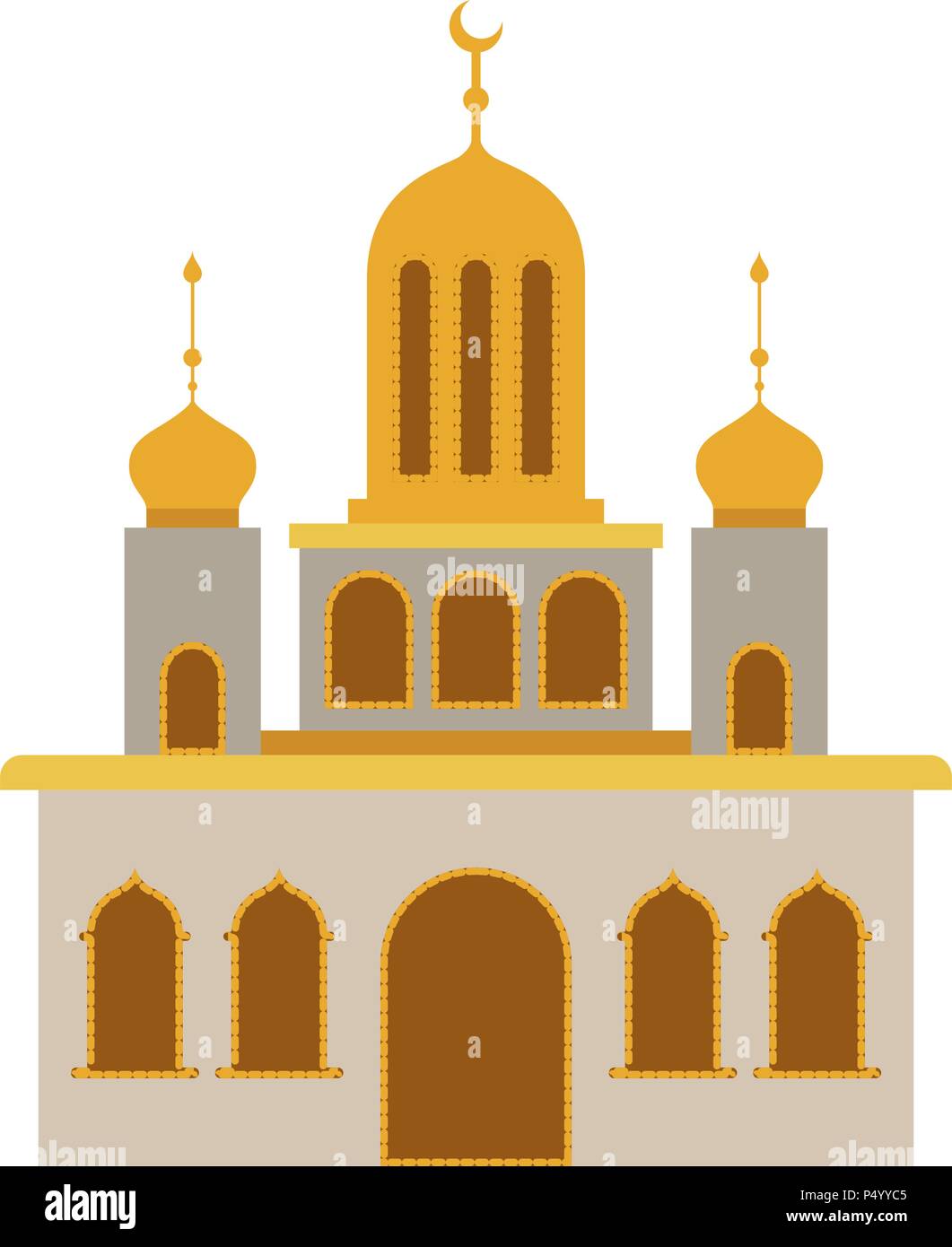 Islamic tourism castle history historic monument Stock Vector Images ...
