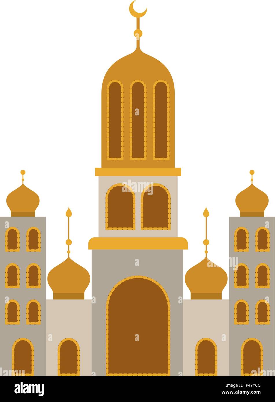 Islamic tourism castle history historic monument Stock Vector Images ...
