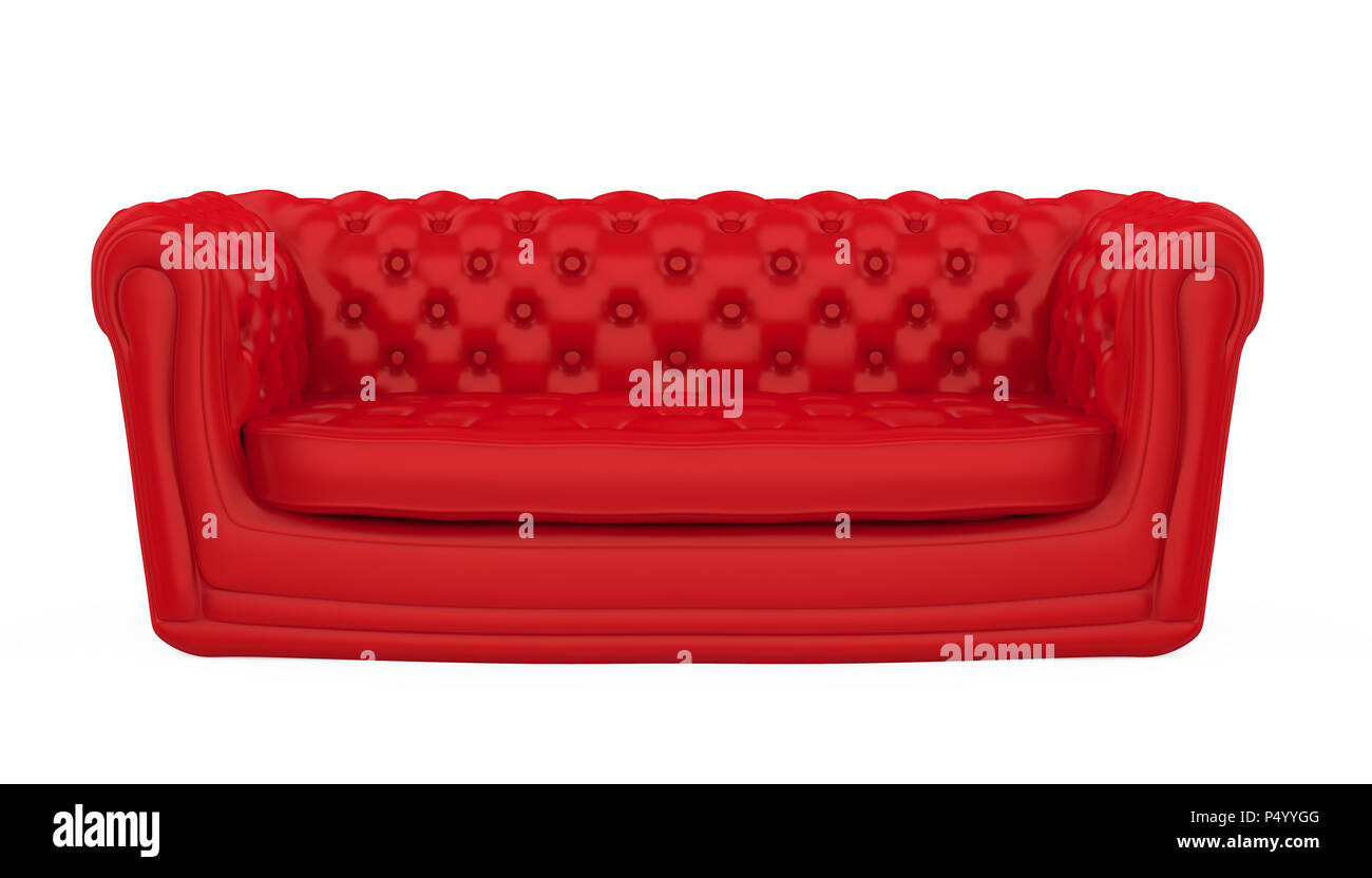 Leather Sofa Isolated Stock Photo - Alamy