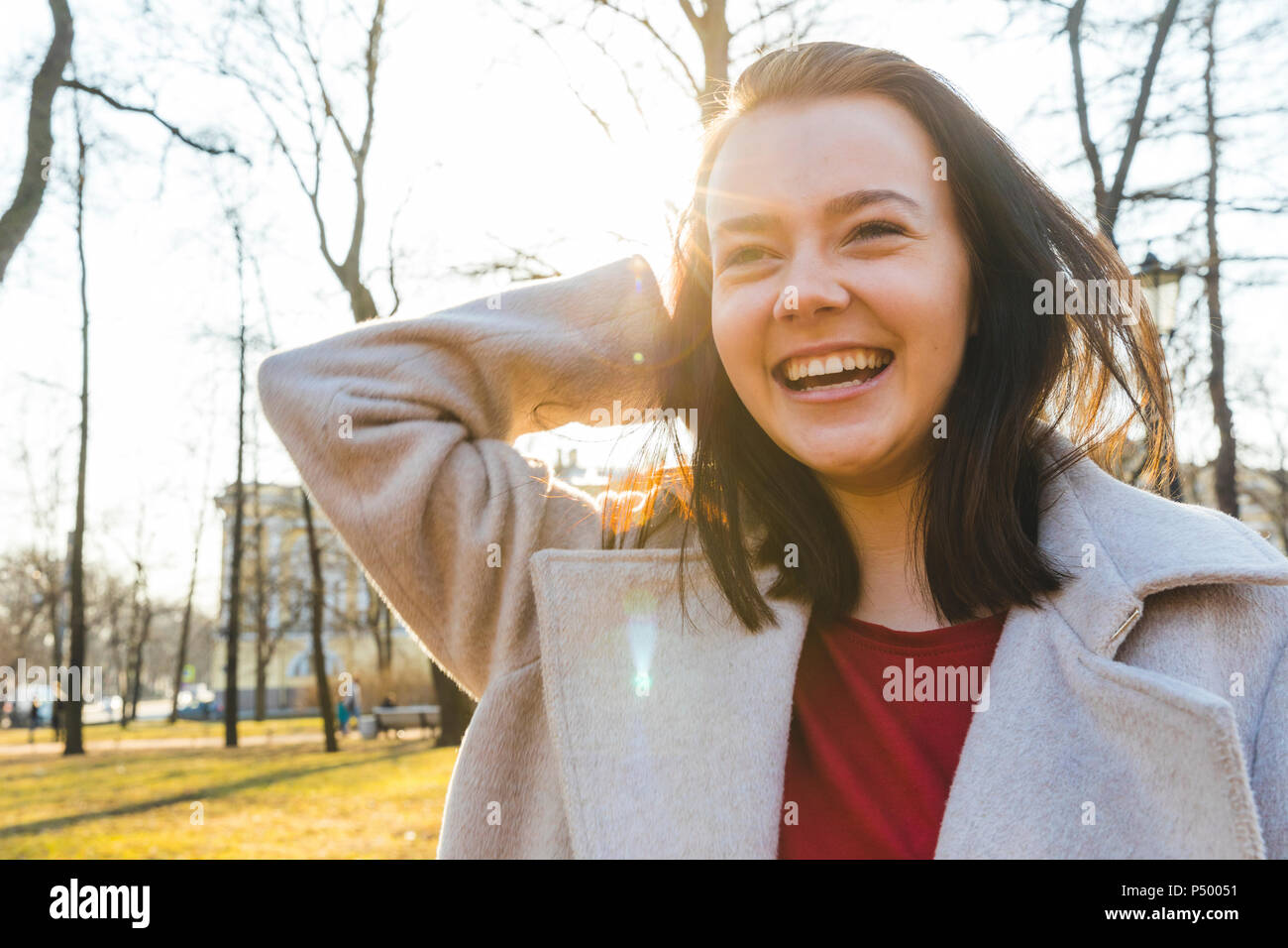 Happy in the sun hi-res stock photography and images - Alamy