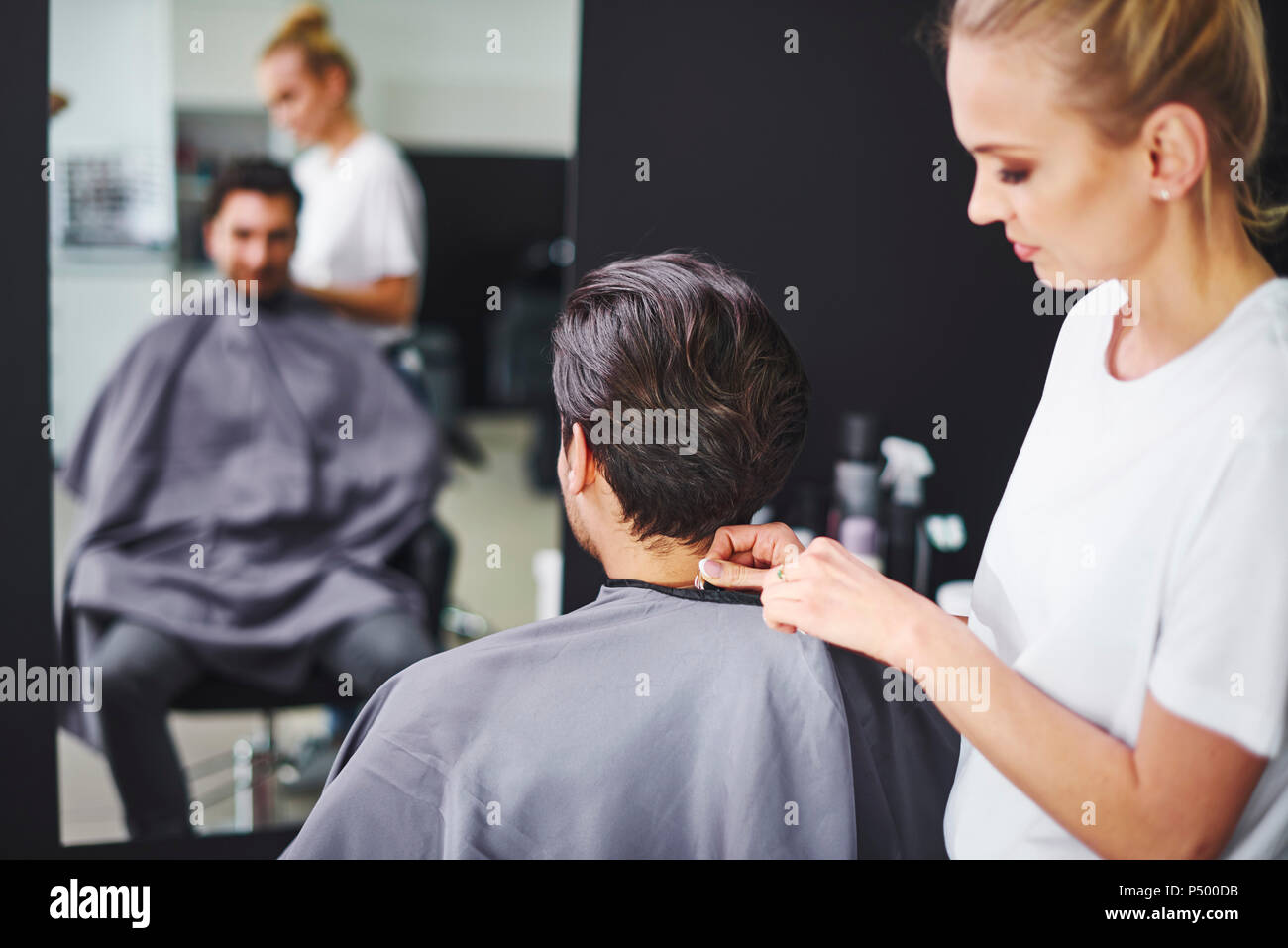 Barber shop man hi-res stock photography and images - Alamy