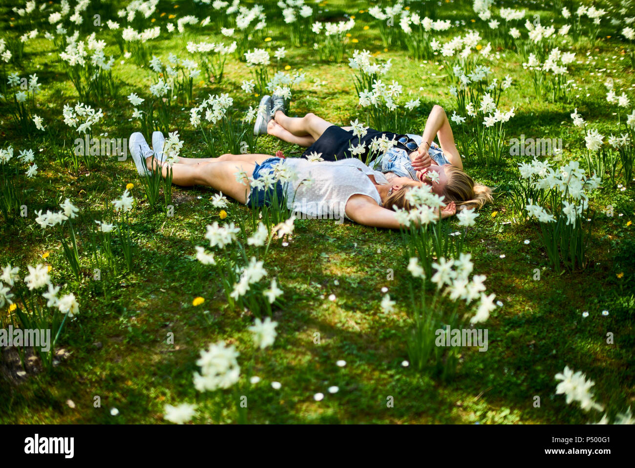 Relaxing friends hi-res stock photography and images - Alamy
