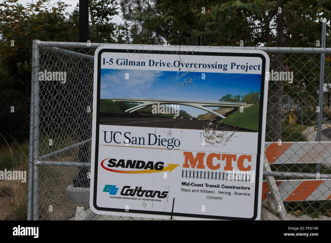 The Mid-Coast Trolley extension under construction in San Diego ...