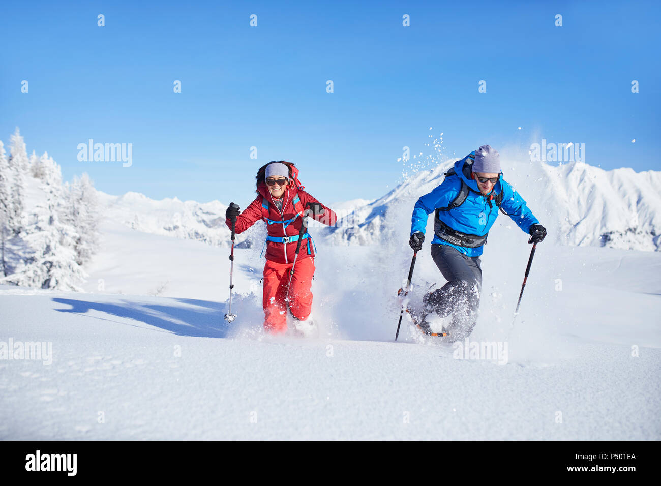 Adult Running Through Mountain High Resolution Stock Photography and ...