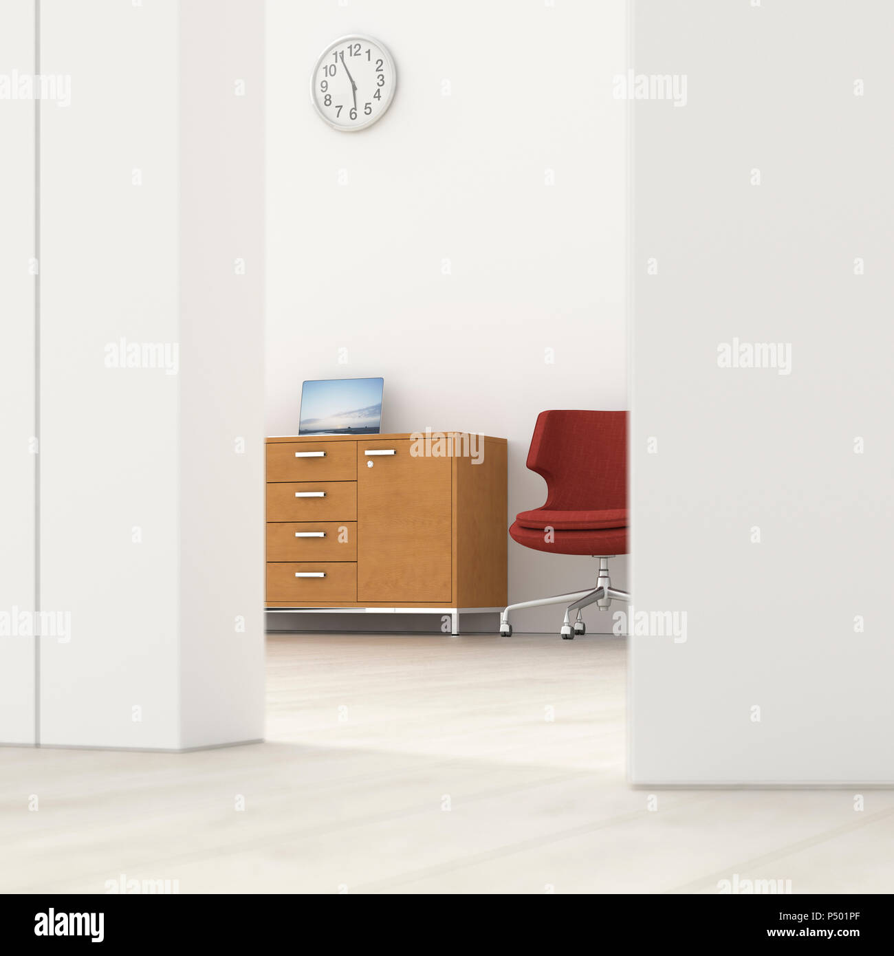 Office behind ajar door hi-res stock photography and images - Alamy
