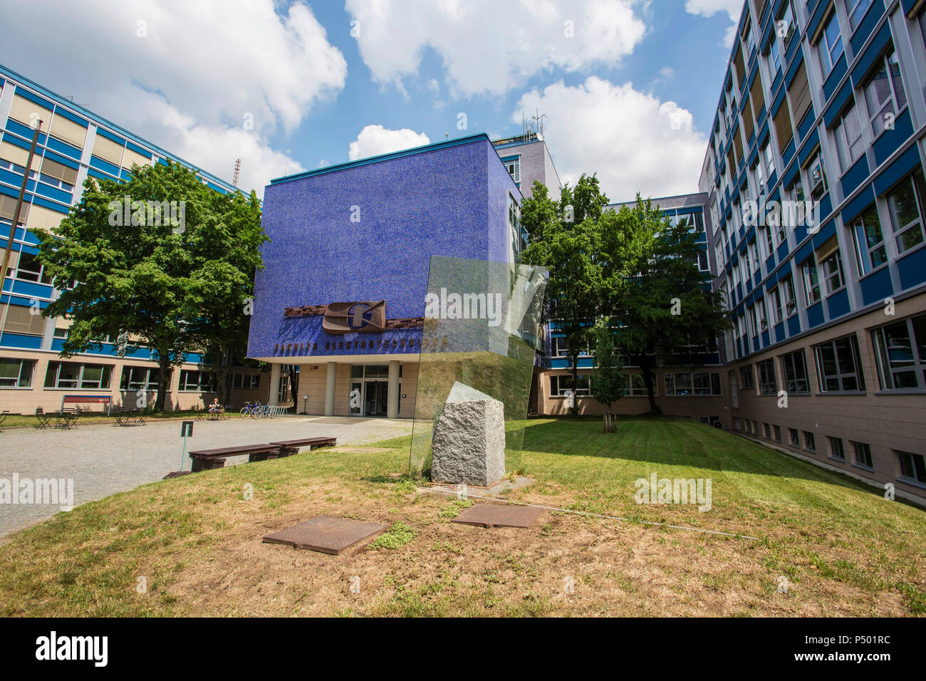 Prague, Czech republic, June 4, 2018: Building of CVUT, Faculty of ...