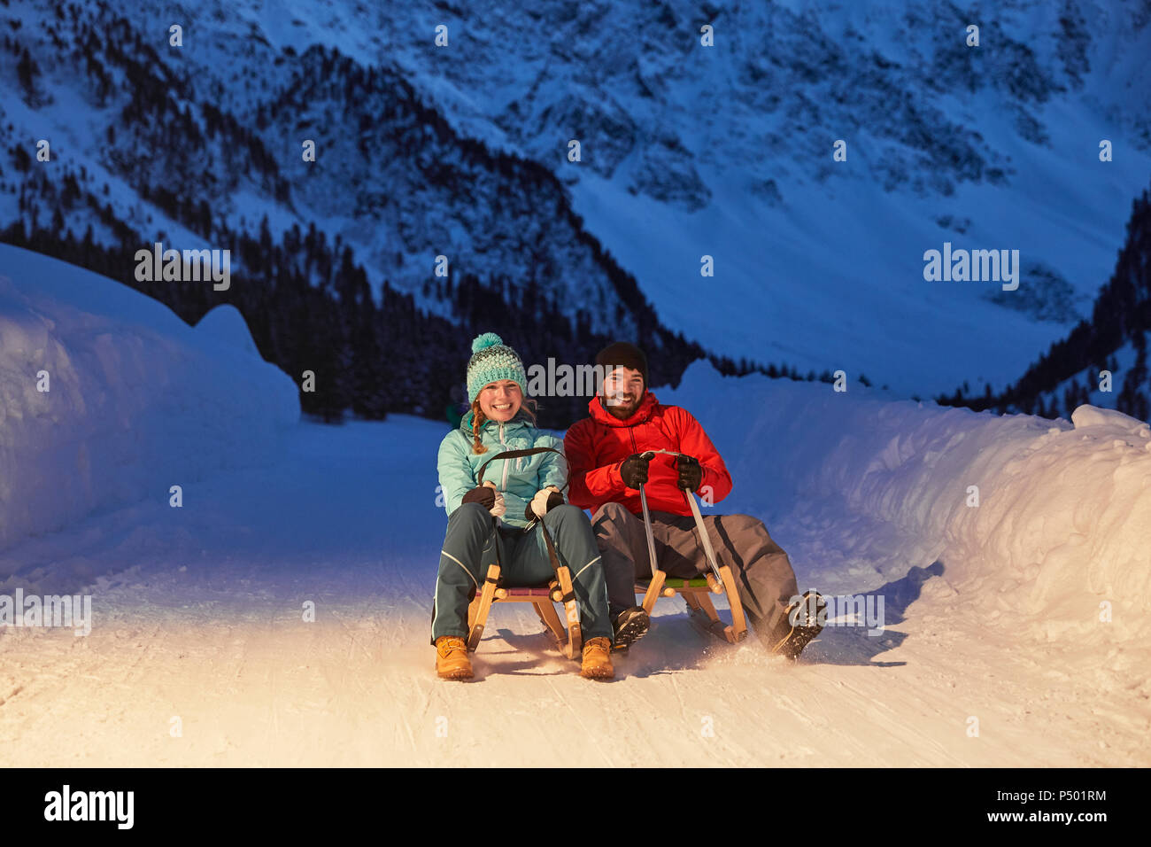 Winter snow 20s happy joy hi-res stock photography and images - Alamy