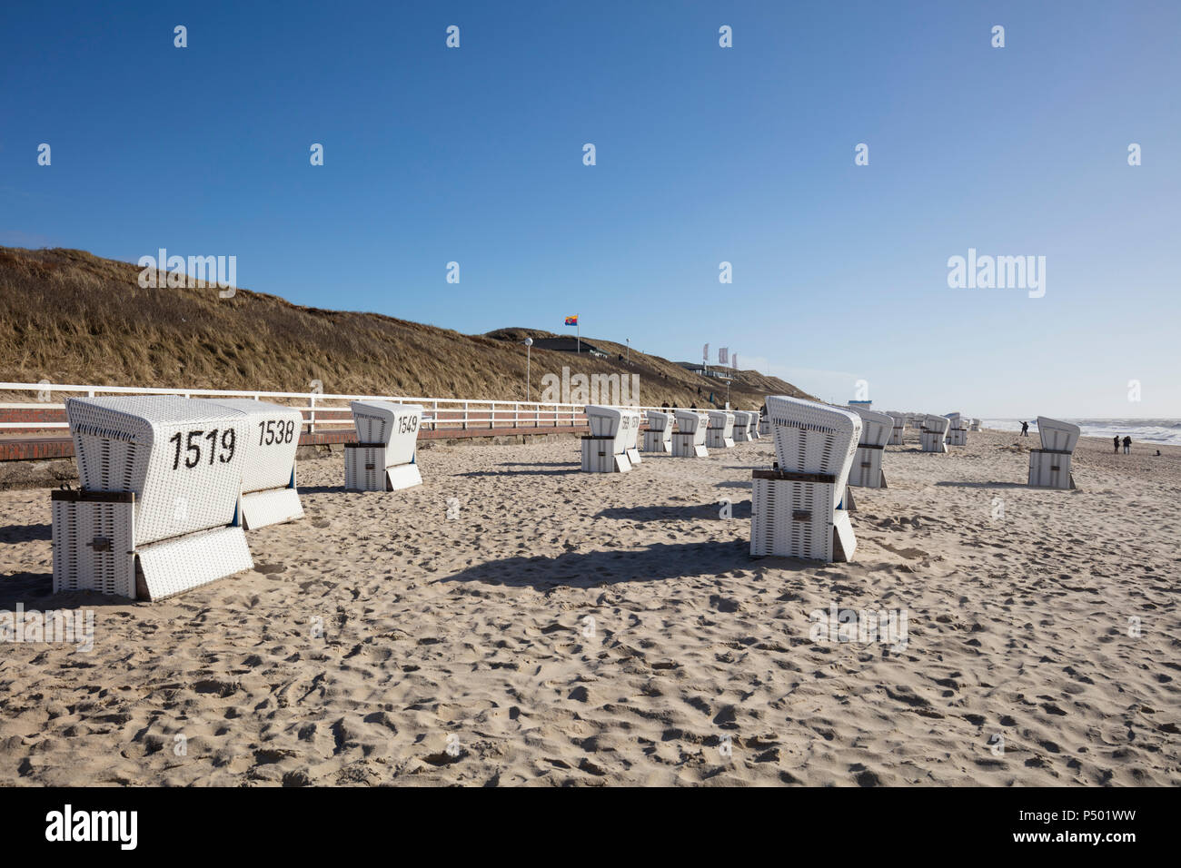Germany, Schleswig-Holstein, North Frisia, Westerland, Sylt, beach and ...