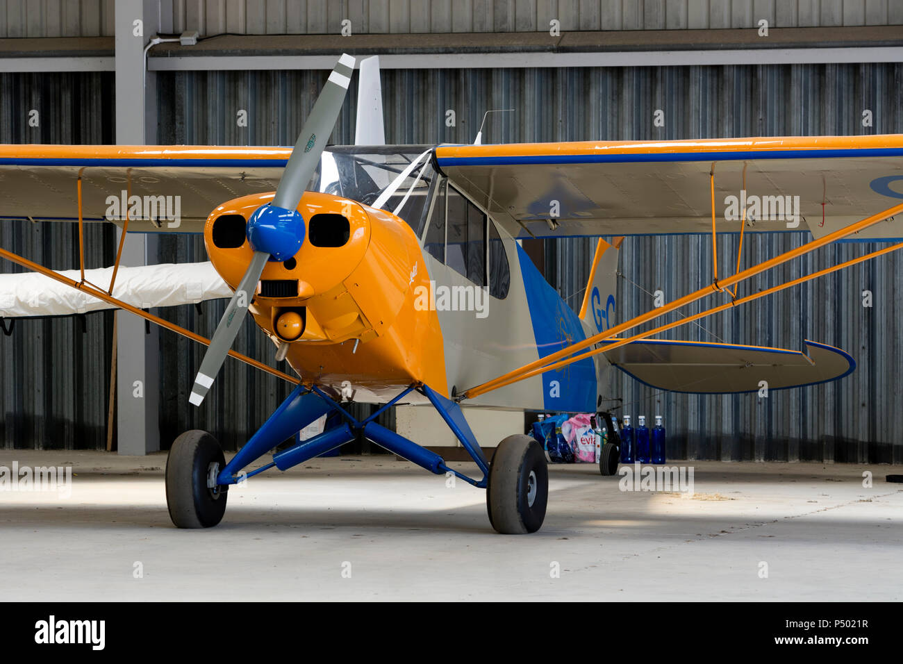 Piper PA-18-150 Super Cub at Turweston Aerodrome, Buckinghamshire, UK ...