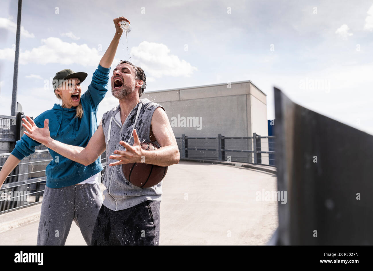 Basketball water hi-res stock photography and images - Alamy