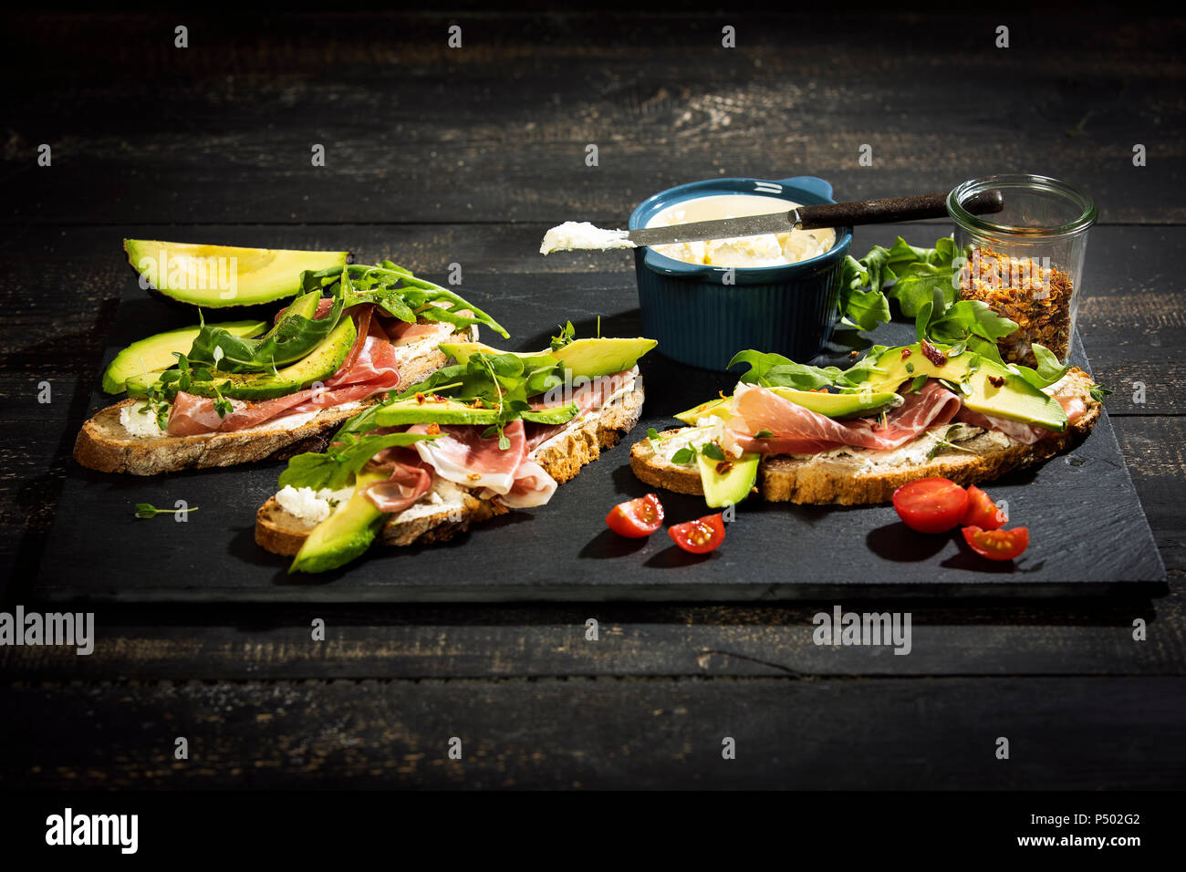Ham and avocado hi-res stock photography and images - Alamy